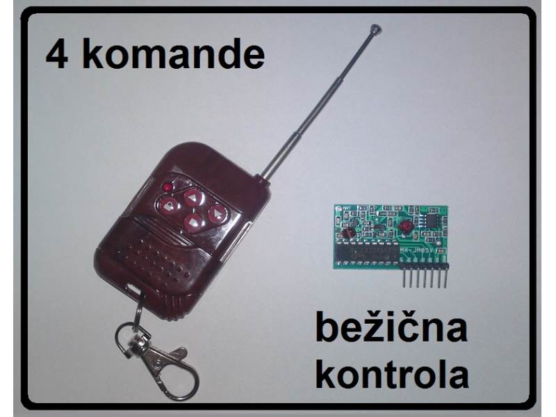 Daljinski upravljac sa 4 kanala - bezicna kontrola