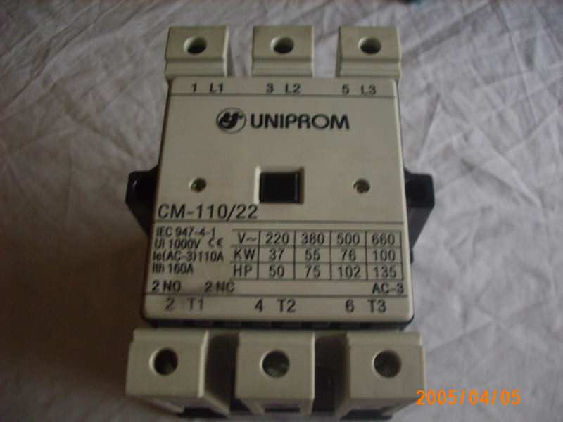 Kontaktor CM-110/22 Uniprom 220VAC NOVO