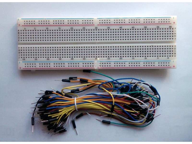 ♦ Ispitna ploca - protoboard i kratkospojnici ♦