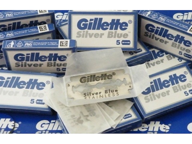 Gillette Silver Blue - zileti za brijanje