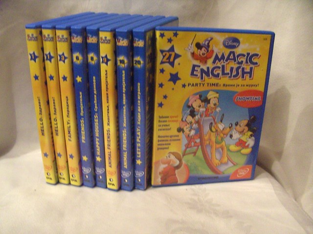 Magic english, 9 primerka za učenje engleskog jezika