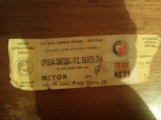 CRVENA ZVEZDA-BARCELONA