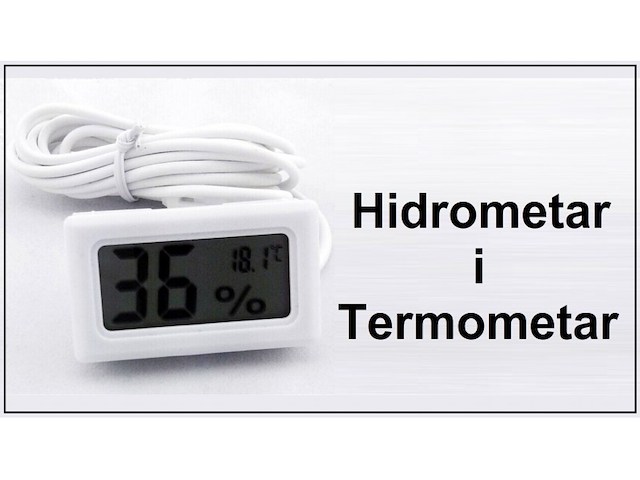 Digitalni hidrometar i termometar sa sondom