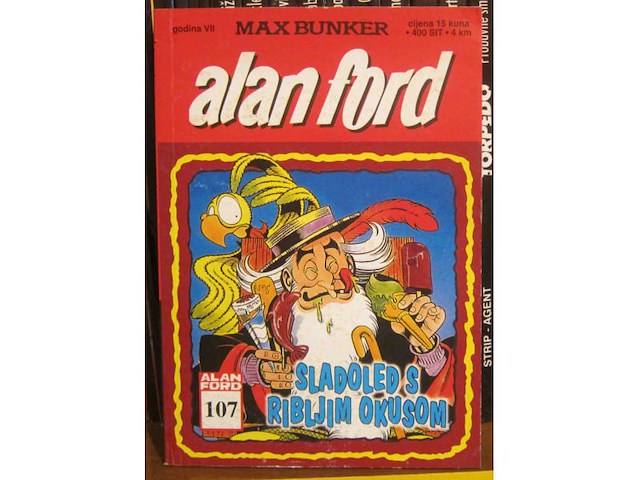 Alan Ford Borgis broj 107 - Sladoled s ribljim okusom