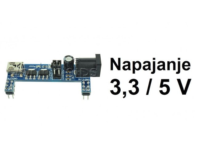 Napajanje eksperimentalne ploce 3.3 / 5 V - 700 mA