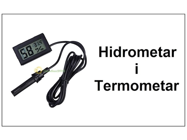 Digitalni hidrometar i termometar sa sondom