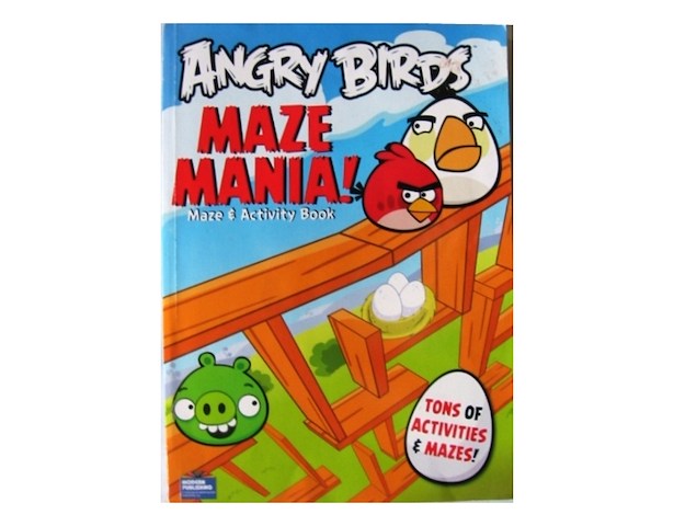 Angry birds maze mania ! Maze  Activity Book