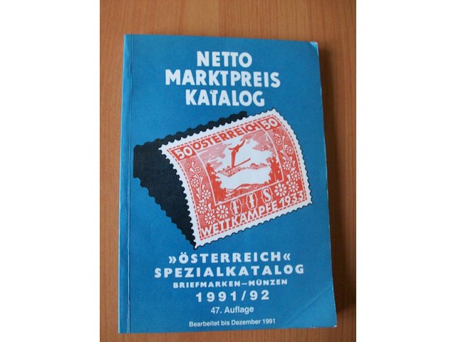 NETTO MARKTPREIS KATALOG`OSTERREICH`1991/92