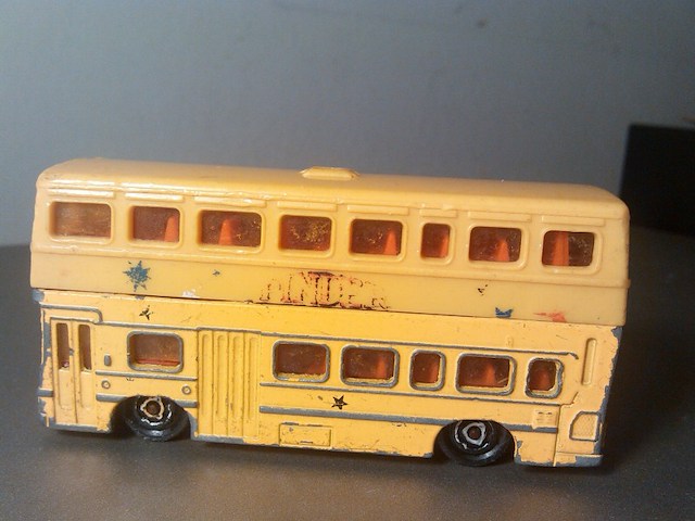 Majorette British Bus 1/125