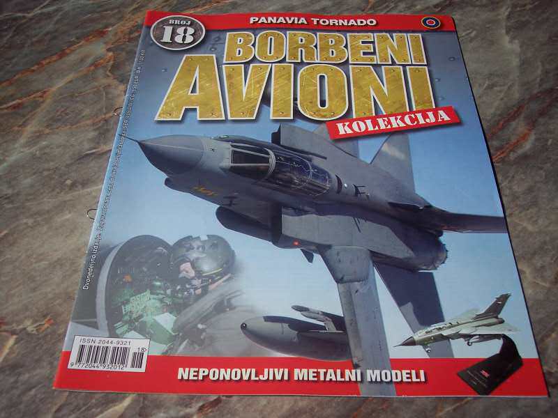 Borbeni Avioni br. 18  Panavia Tornado  Samo časopis!!!