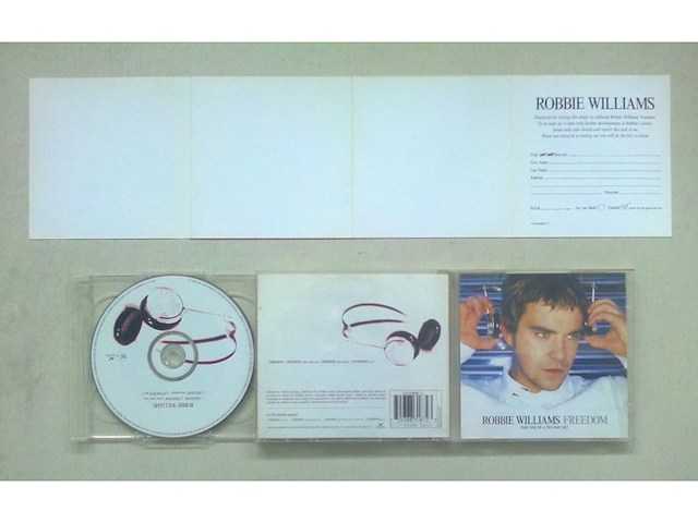 ROBBIE WILLIAMS - Freedom (2 x CDEP) Made in UK.