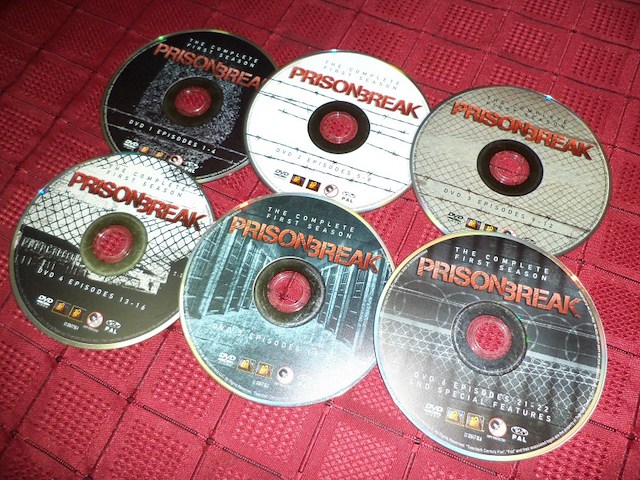 Prison Break (Bekstvo iz zatvora) - 6 DVD-a ORIGINALI!