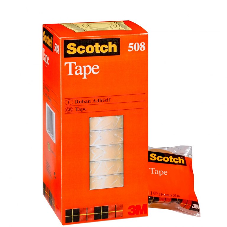 Lepljiva traka Scotch 508, 19mm x 33m, u celofanu 1/1