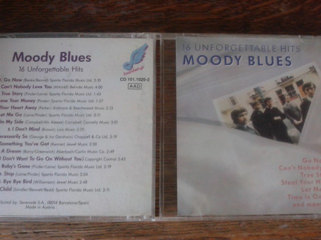 MOODY BLUES - 16 UNFORGETTABLE HITS