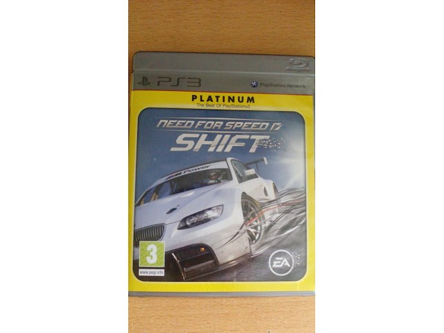 NFS Shift Platinum - PS3