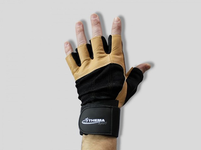 Kožne rukavice za teretanu Thema Sport SPORTLINE