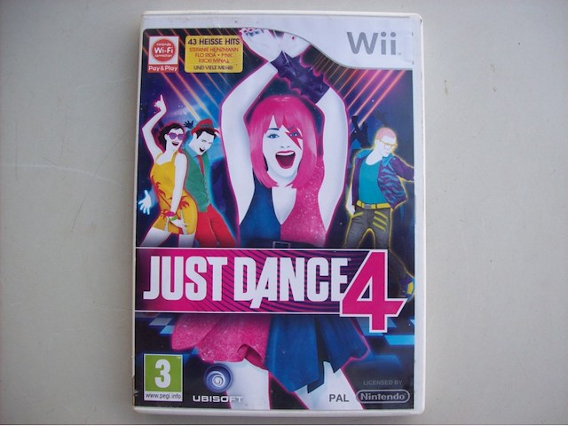 Wii JUST DANCE 4  kutija za igricu