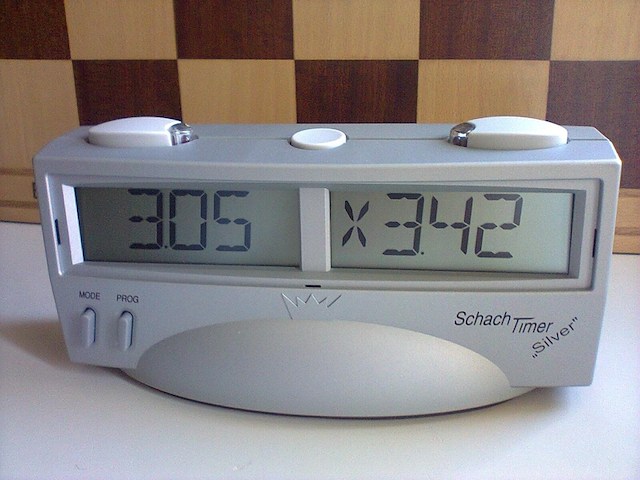 Digitalni sahovski sat - Silver Schach Timer