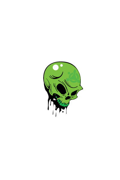 Ceger Green Skull 01