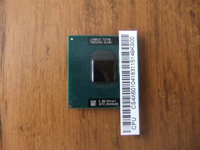 Intel Core 2 Duo Processor T5750 2.GHz + GARANCIJA!