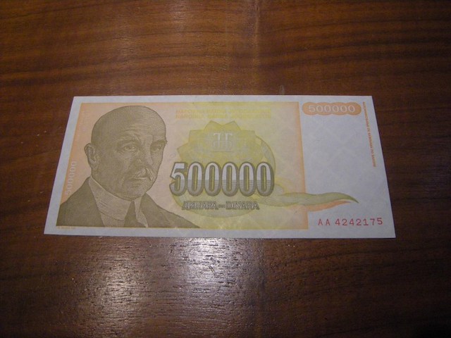 500.000 din. 1994 god. XF