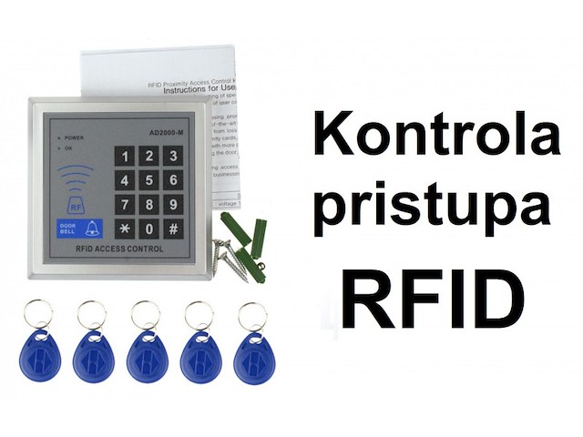 RFID Kontrola pristupa - tastatura i privesci