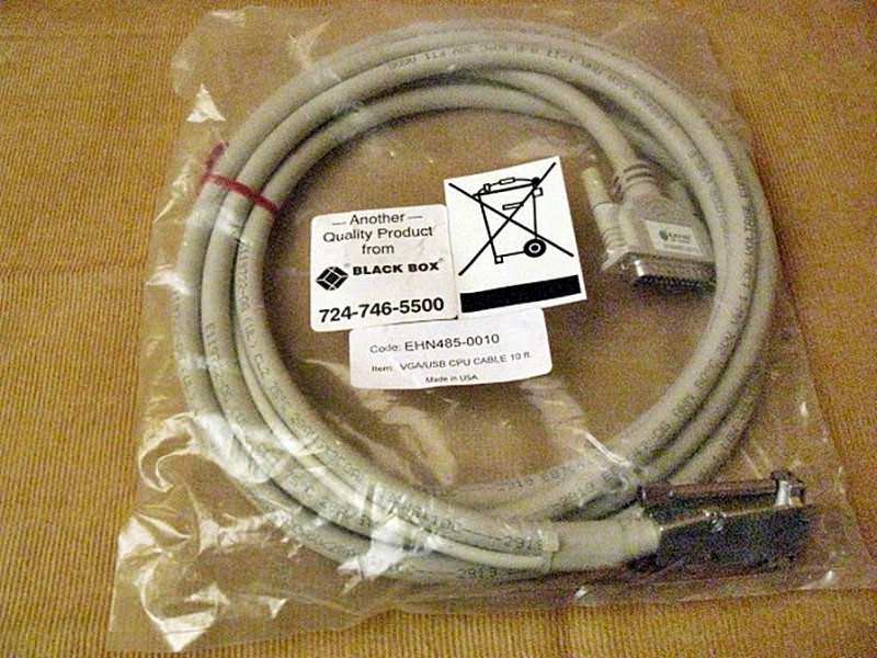 Black Box EHN485-0010 VGA/USB CPU Cable 10 ft