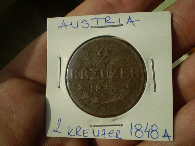 2 kreuzer 1848 A