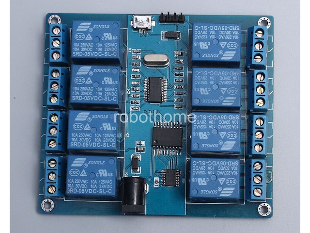 MICRO USB 5V  8-kanalni modul