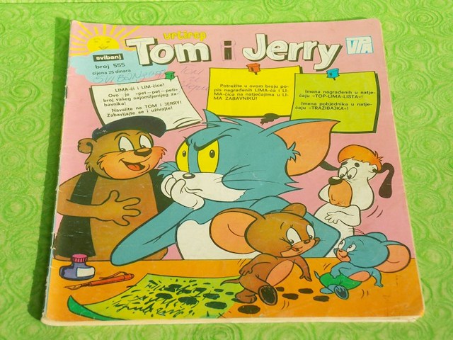 TOM I JERRY BROJ 555 VJESNIK IZ 1988