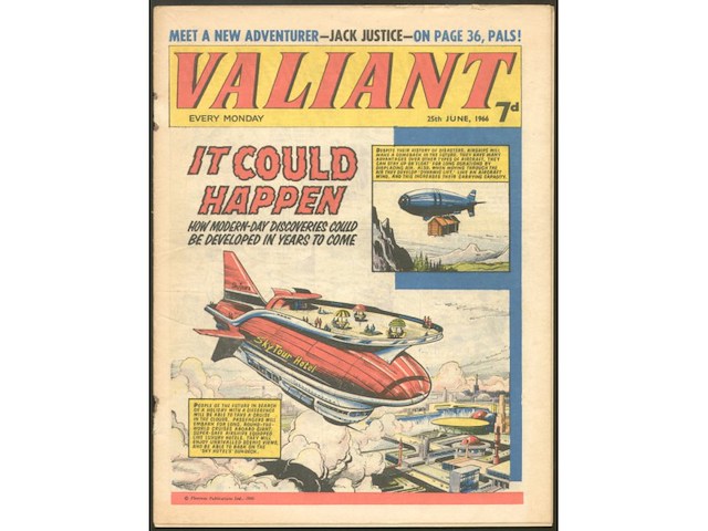 PRINC VALIJANT - VALIANT engl. STRIP 1966