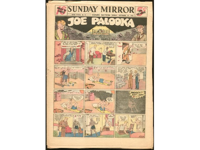 sunday mirror - comic section new york 1936 STRIP