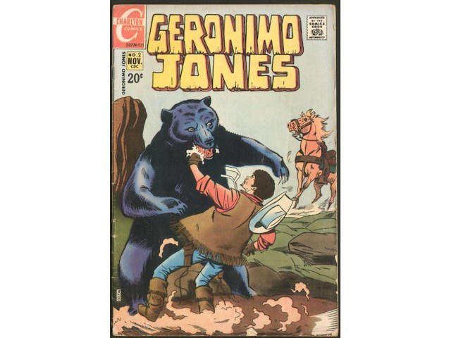 geronimo jones 1971 am STRIP charrlton comics