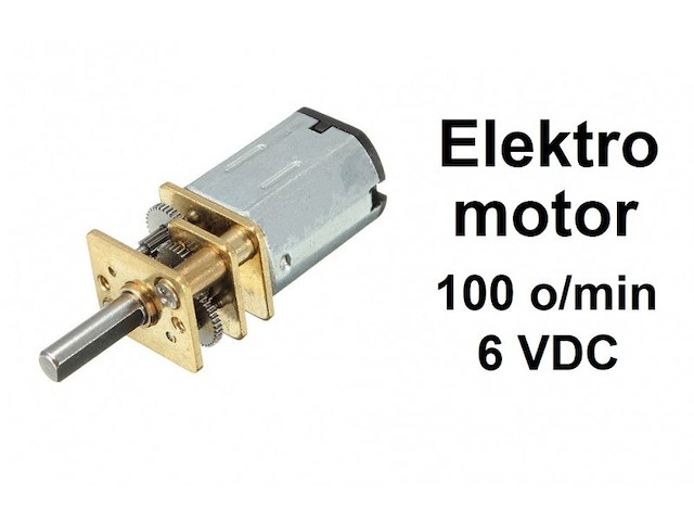 Motor sa reduktorom - 6V - 100RPM