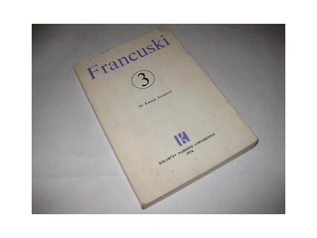 FRANCUSKI 3 Dr. Ksenija Jovanović