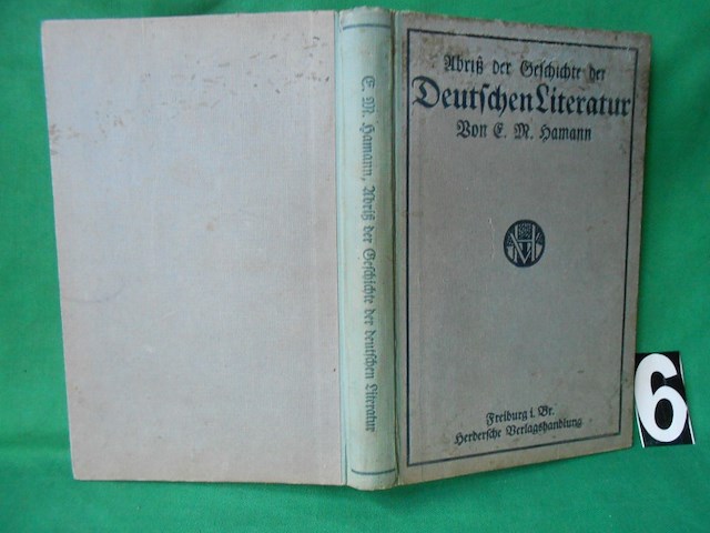 Abriss der Geschichte der deutschen Literatur 1911.g