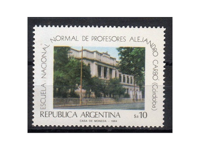 Argentina,Učiteljski univerzitet 1984.,čisto