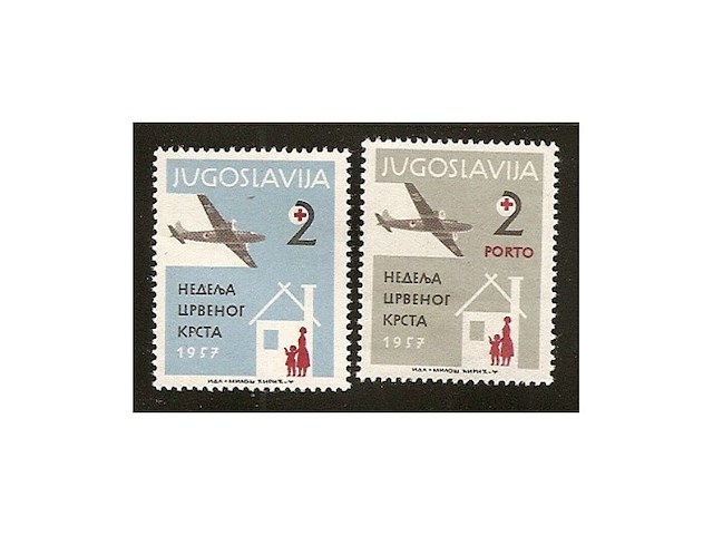 30,31.Jugoslavija,1957,Crveni Krst,doplatna,cisto
