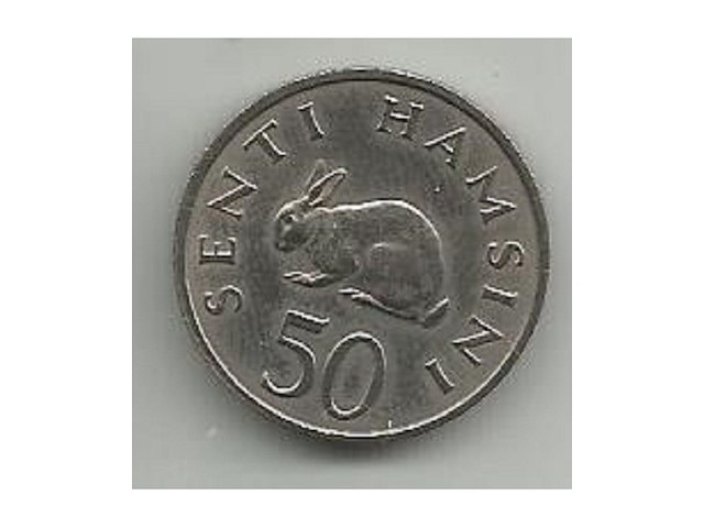 Tanzanija Tanzania 50 senti 1966.