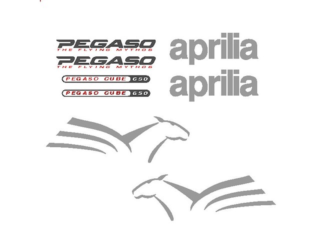 Nalepnice Aprilia Pegaso