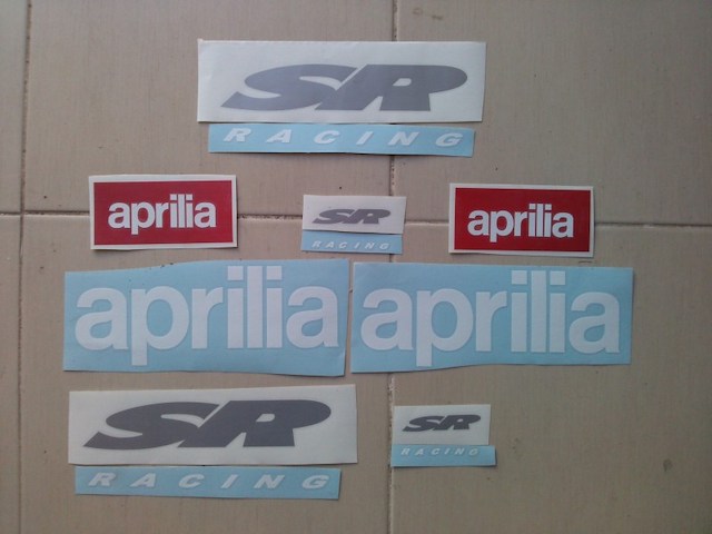 Nalepnice za motore Aprilia SR racing
