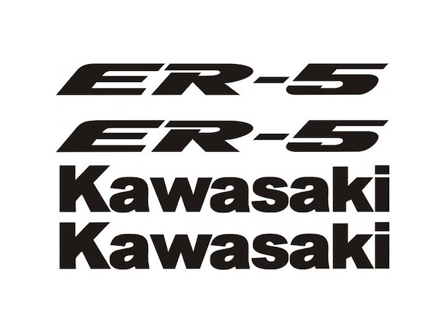 Nalepnice za kawasaki ER-5
