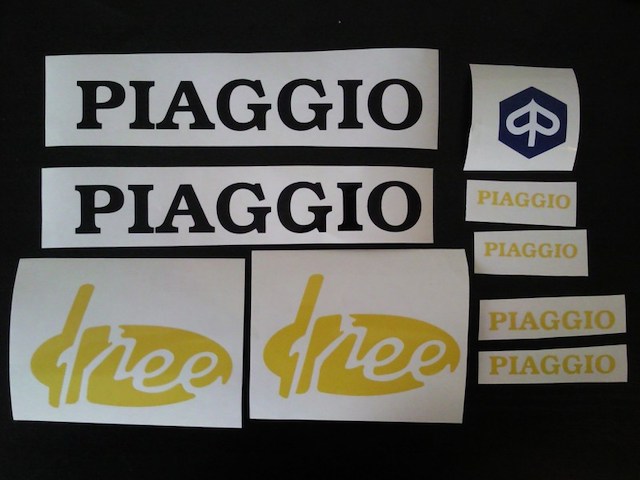 Nalepnice za motore Piaggio Free