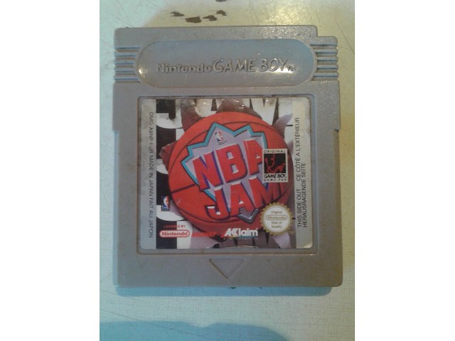 nintendo game boy igric nba jam ispr sa slika