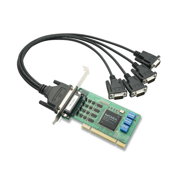 Moxa CP-114UL-DB9M 4-portna RS-232/422/485 low profile Universal PCI serijska kartica sa DB9(m) kablom