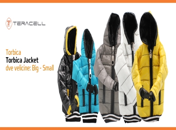 Torbica Jacket small svetlo plava