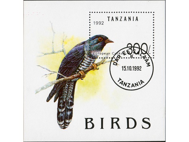 kt181c, 15. okt.1992. Tanzania Mi190-1322 -o-