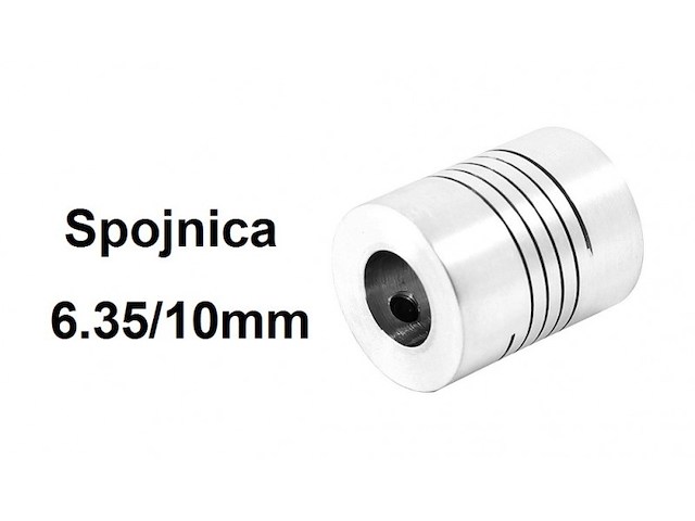 Elasticna spojnica za motor - 6.35/10 mm