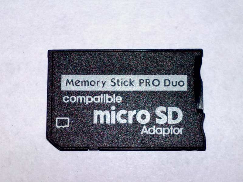 MicroSD na Memory Stick Pro Duo adapter