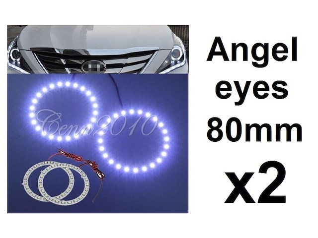 Angel eyes prstenovi - LED - 80mm / 64mm